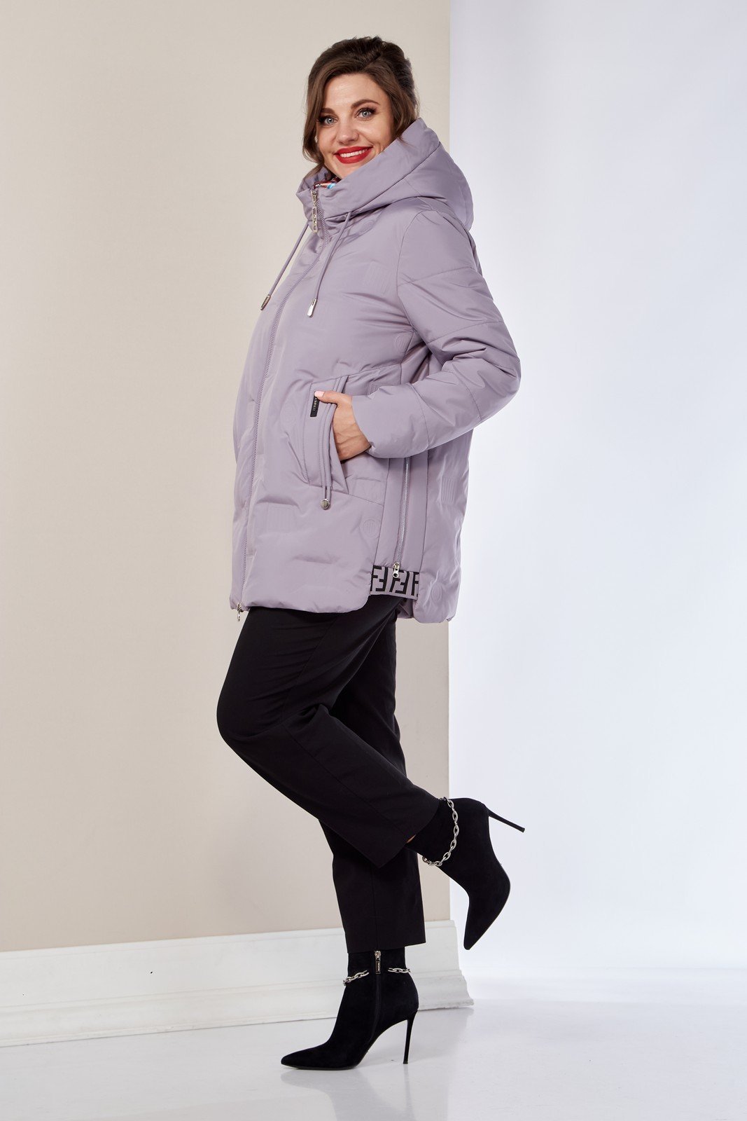 Куртка 2140 лавандовый Shetti купить в интернет магазине Велесмода